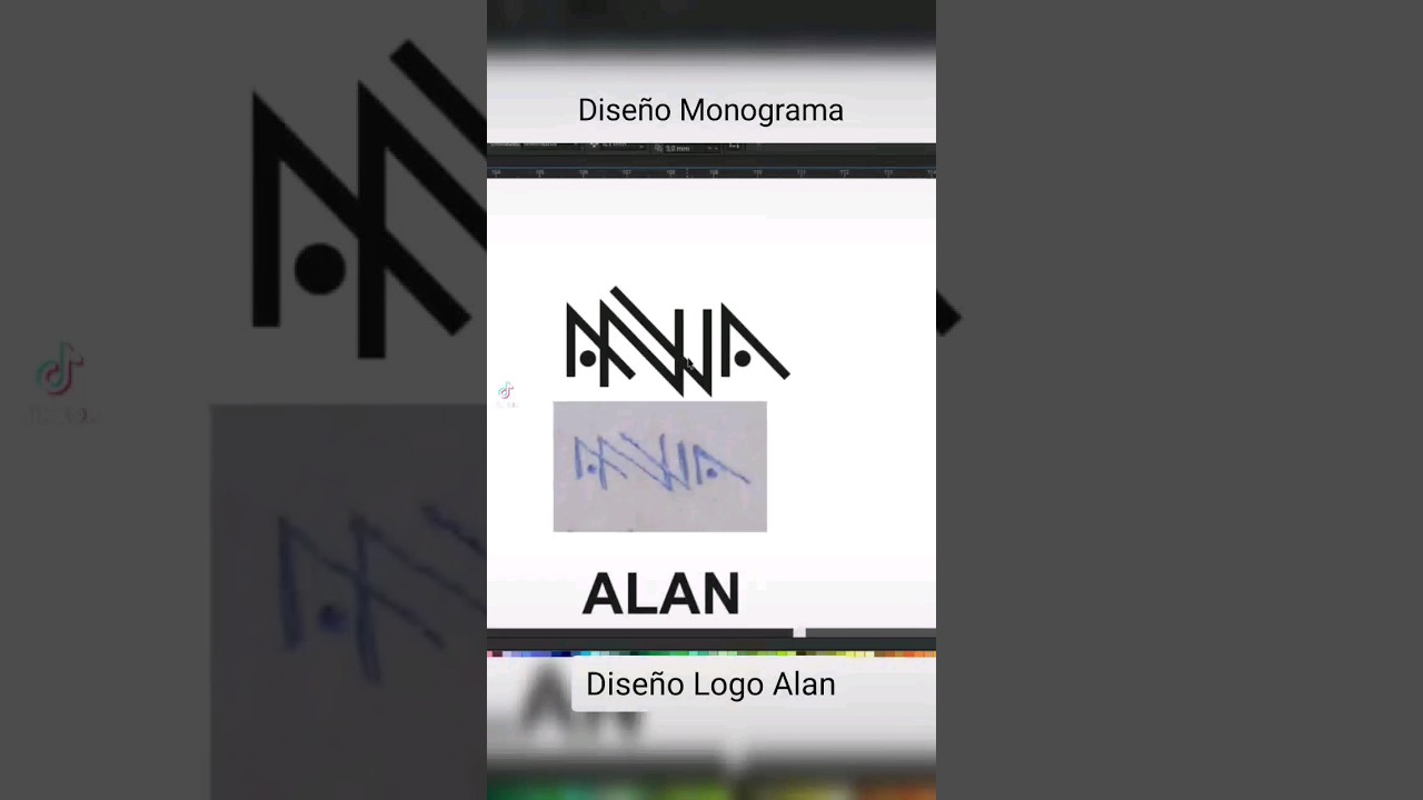 Diseño Logo Alan 💻👌 #alan #logodesign #logos #zilapestudio # ...