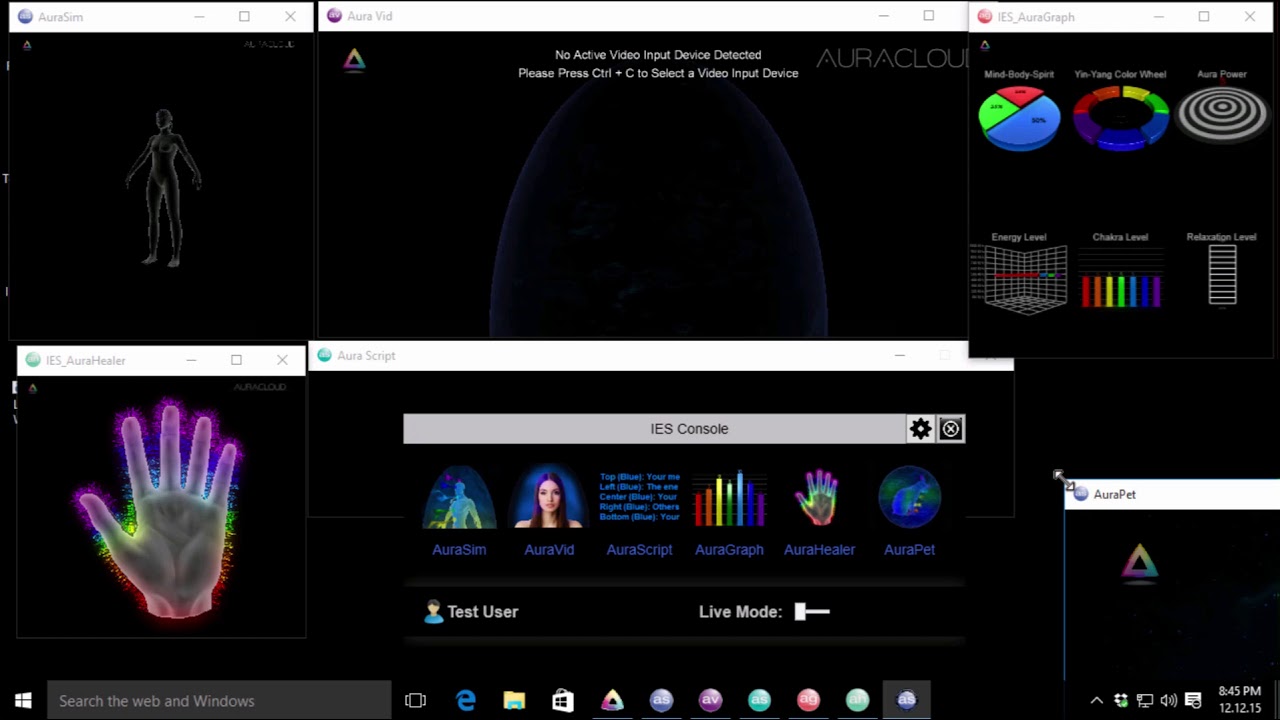 3D Aura Visualization - YouTube