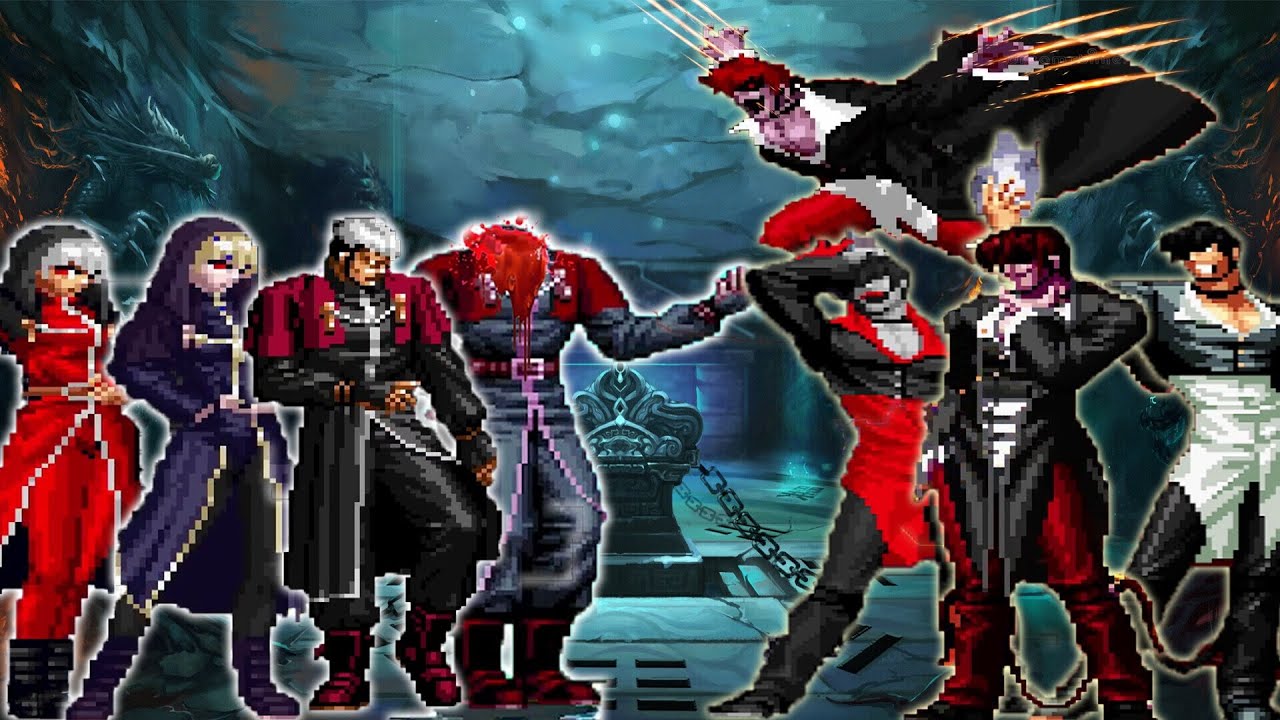 Goenitz, female Goenitz vs Iori yagami Team - YouTube