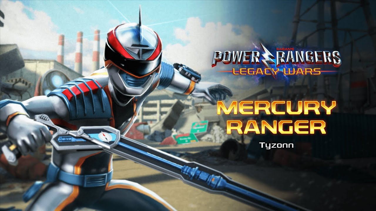 Tyzonn Mercury Ranger Gameplay | Power Rangers Legacy wars - YouTube