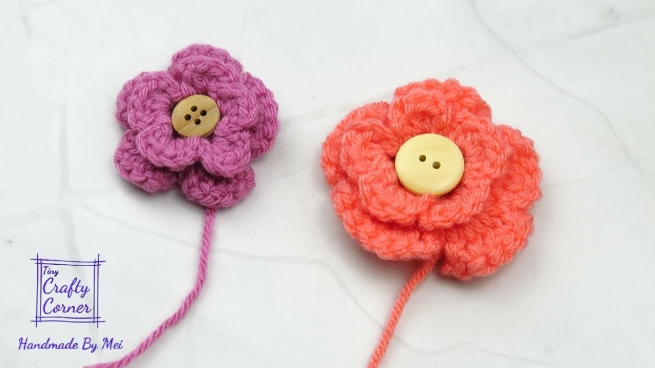 Crochet Double Flower Pattern | Best Flower Site