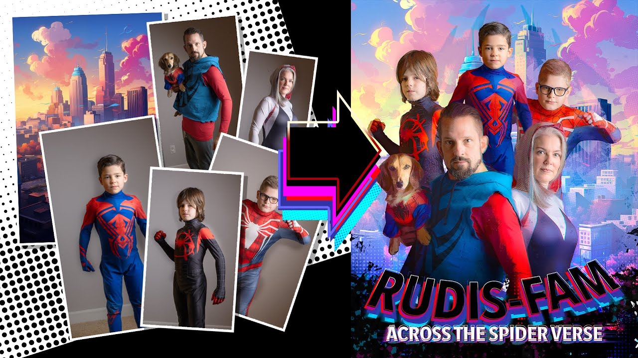The Making of the Rudis Family Christmas Card! 2023 - YouTube