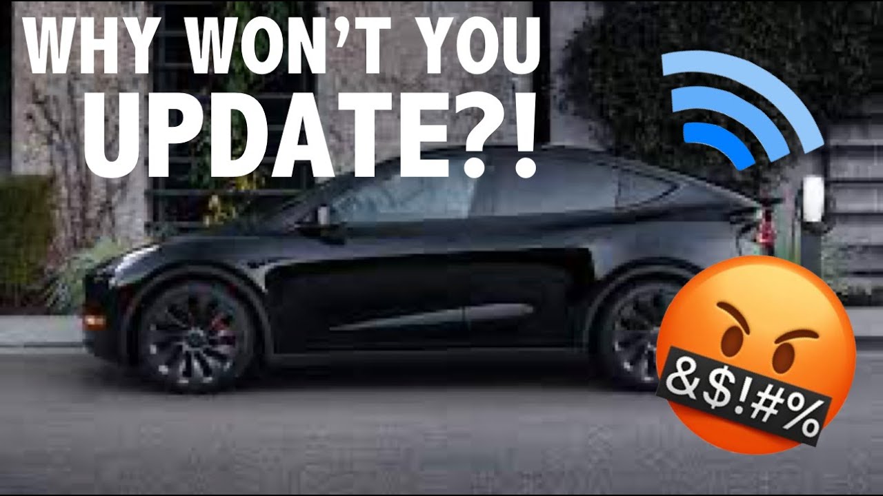 Why won't my Tesla software update? - YouTube