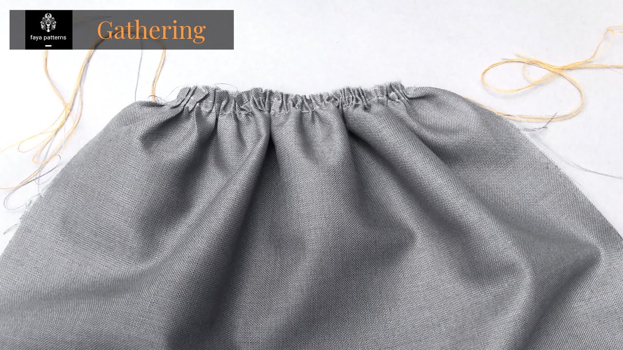 How To Sew Gathers – Smart in a minute - YouTube