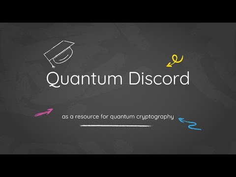 Quantum Discord as a resource for quantum cryptography - YouTube
