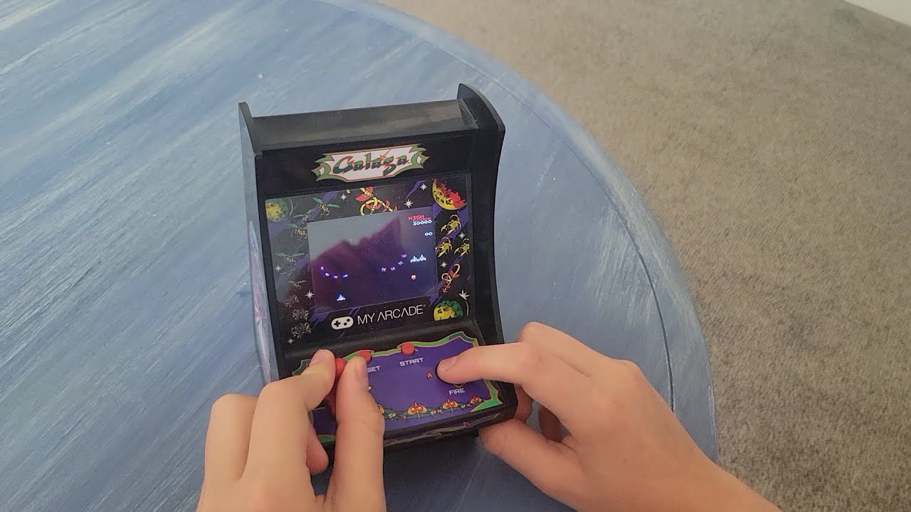 Review for My Arcade Galaga mini arcade - YouTube