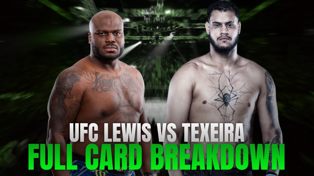 UFC Nashville Full Card Breakdown and Predictions - Derrick Lewis vs ...