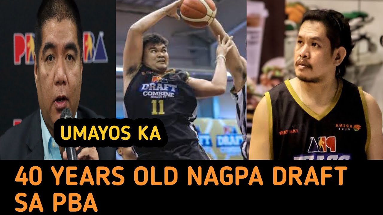 40 YEARS OLD PBA ROOKIE NAGPA DRAFT SA PBA MAHINAY DELIKADO SA PBA ...