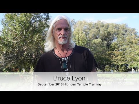Bruce Lyon on the next Temple Training at Highden: September 2018 - YouTube