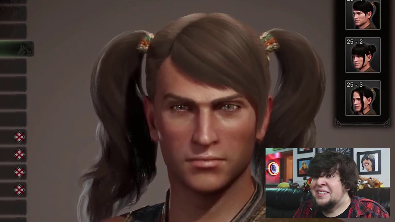 Character Creation Monster Hunter World - YouTube