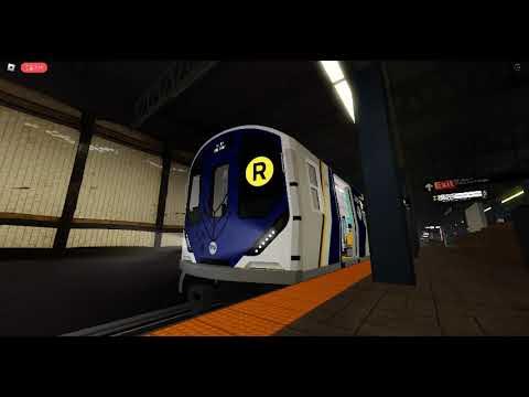 (Roblox) PTA Subway Callaghan Lines R211T [4039] R train from Myrtle Ave to 74th Street Cadland ...