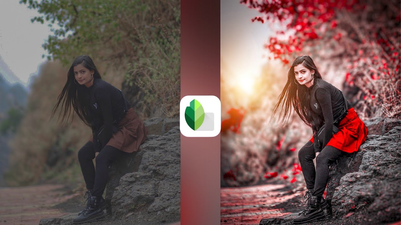 Cool Red tone Snapseed photo editing | Snapseed photo editing | Photo ...