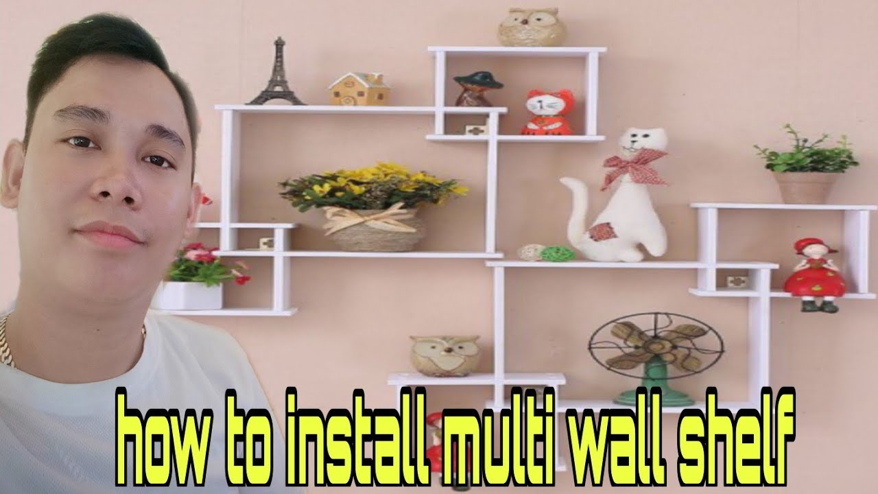 How to install multi wall shelf - YouTube