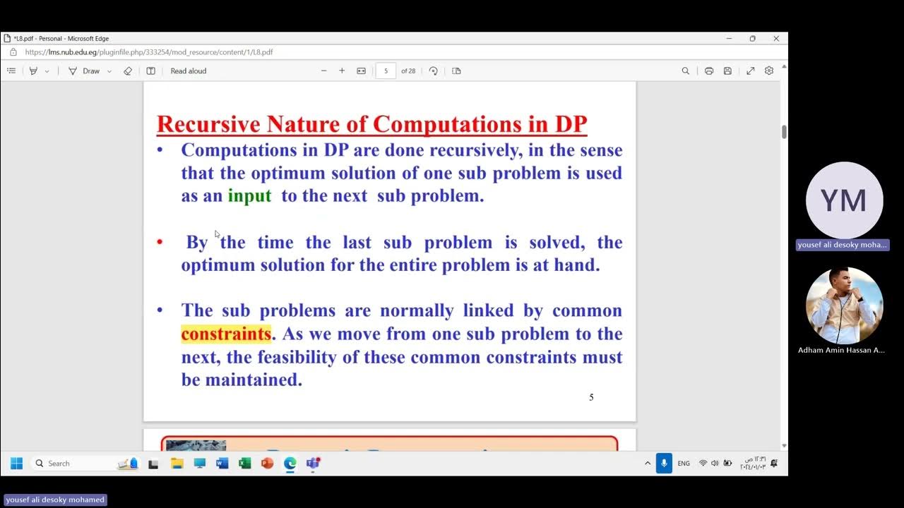 lec8 dynamic programming - YouTube