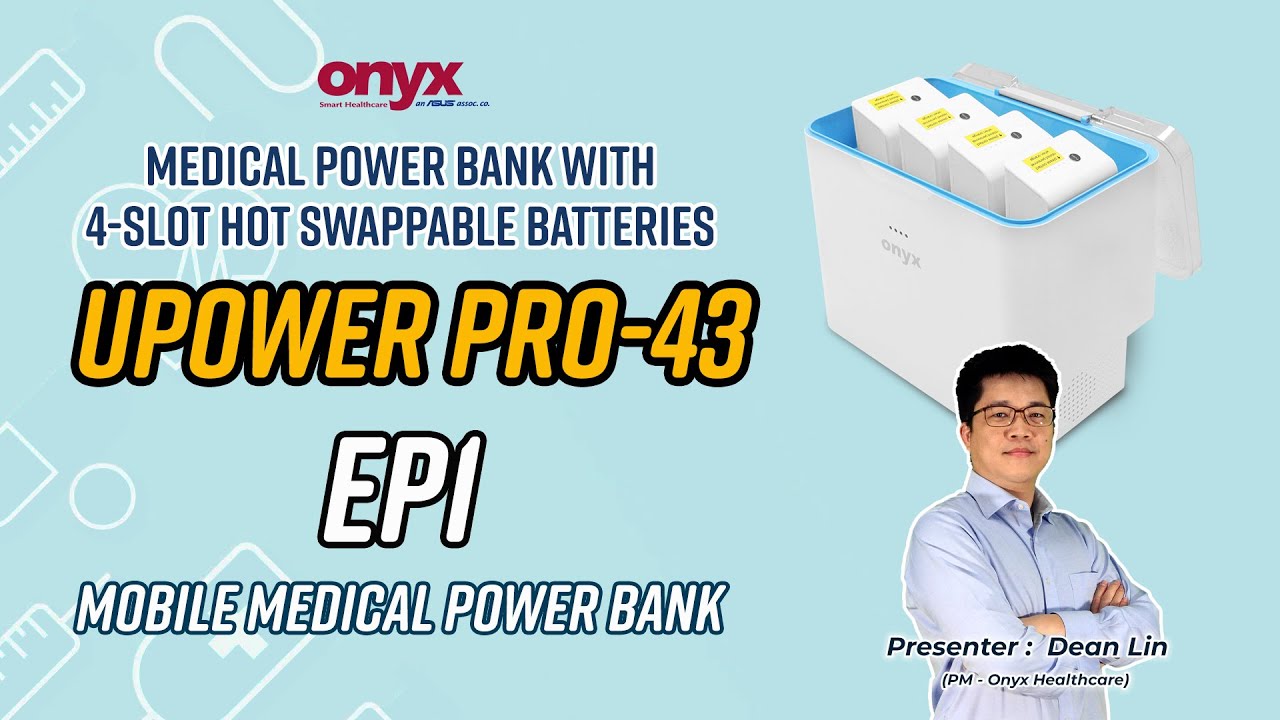 Medical Power Bank with 4-Slot Hot Swappable Batteries [ UPower-Pro43 ...