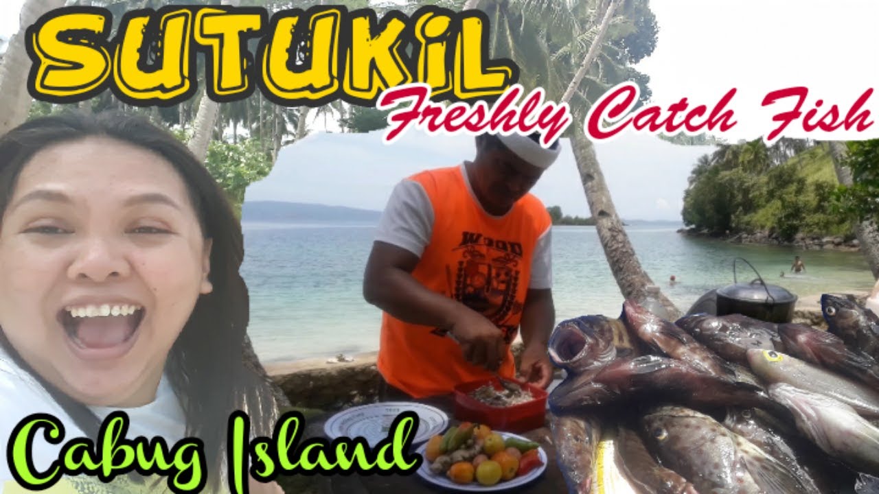 Freshly Catch Fish SUTUKIL in an Island - YouTube