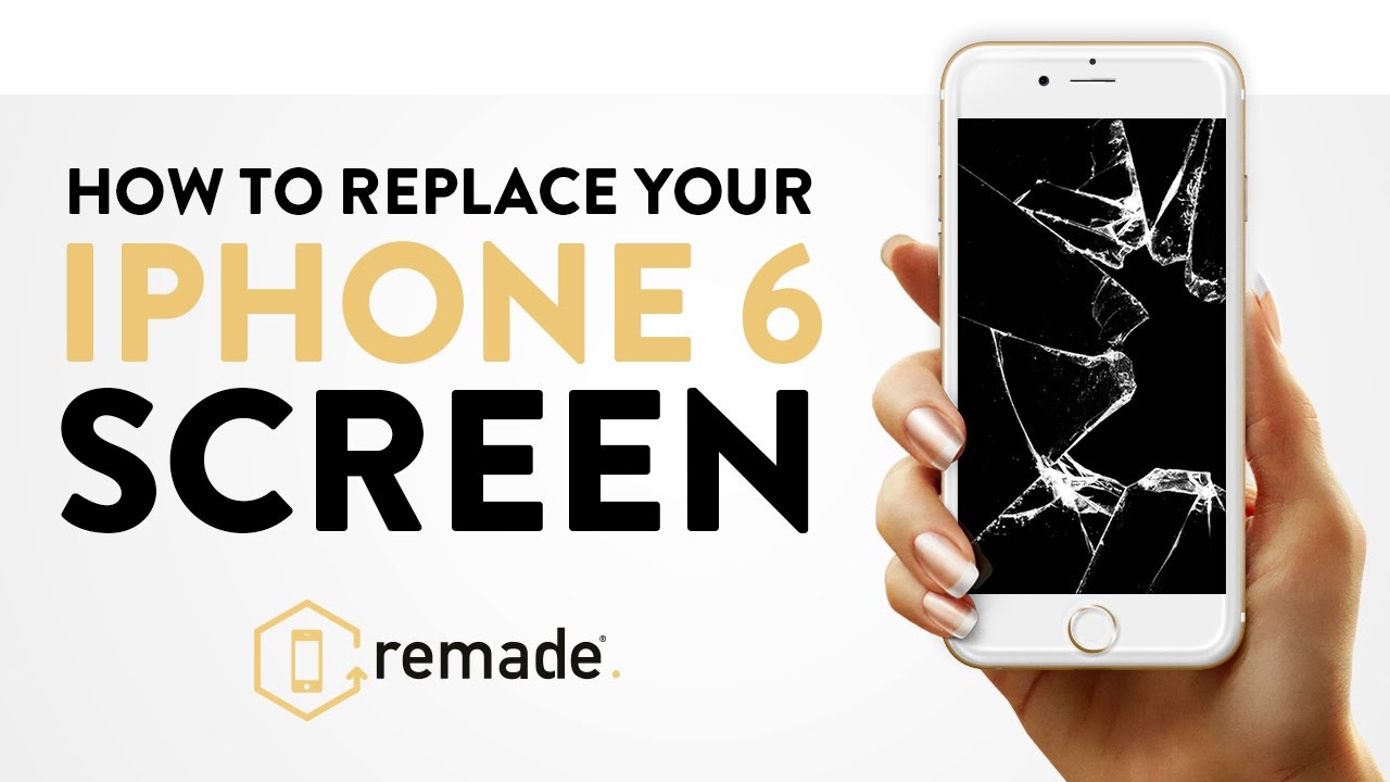 How to replace your iPhone 6 screen - Remade tutorial - YouTube
