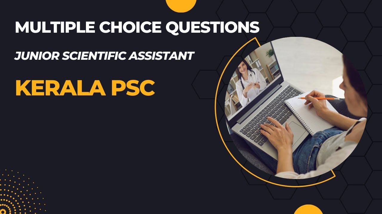 Syllabus-based MCQ for Junior Scientific assistant exam - YouTube