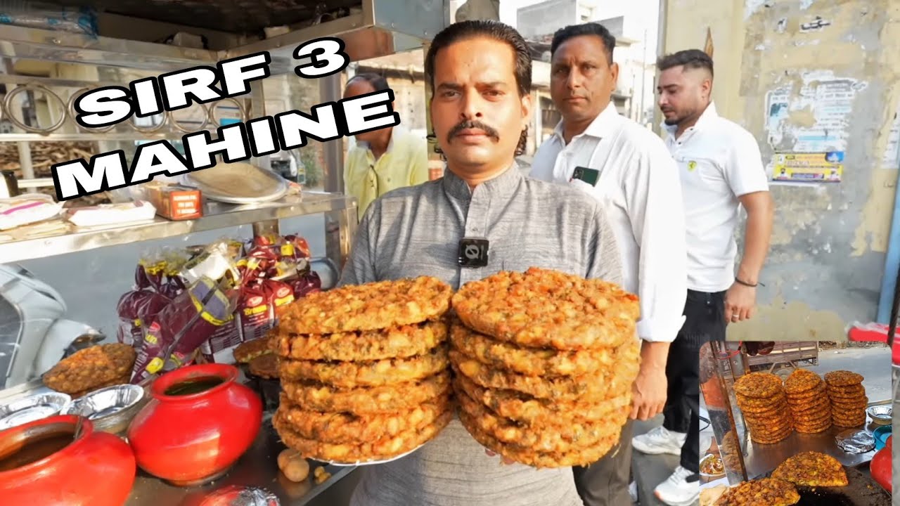 ₹50 | Unique Street Food Of Jalandhar | Sharle | Allu Tikki Chaat ...