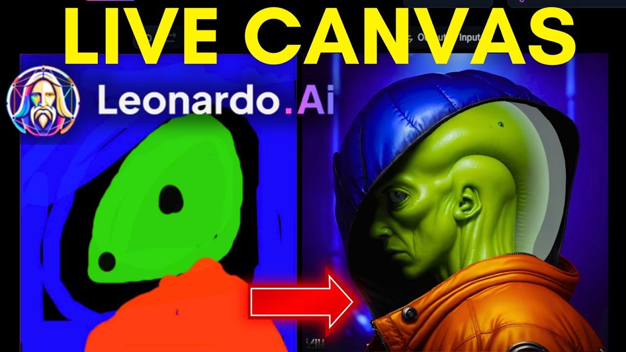 How to use LIVE CANVAS with Leonardo AI | leonardo ai realtime canvas ...