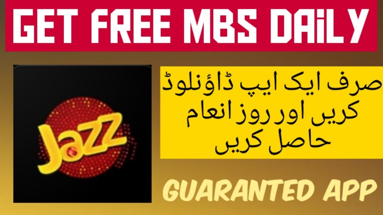 How To Get Free MBs Daily- NON STOP DATA-Just Download The App ''JAZZ ...