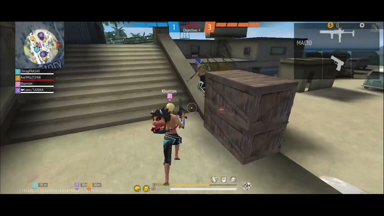 Free fire 🔥 playing game play with Bandookh me Goli song.. - YouTube