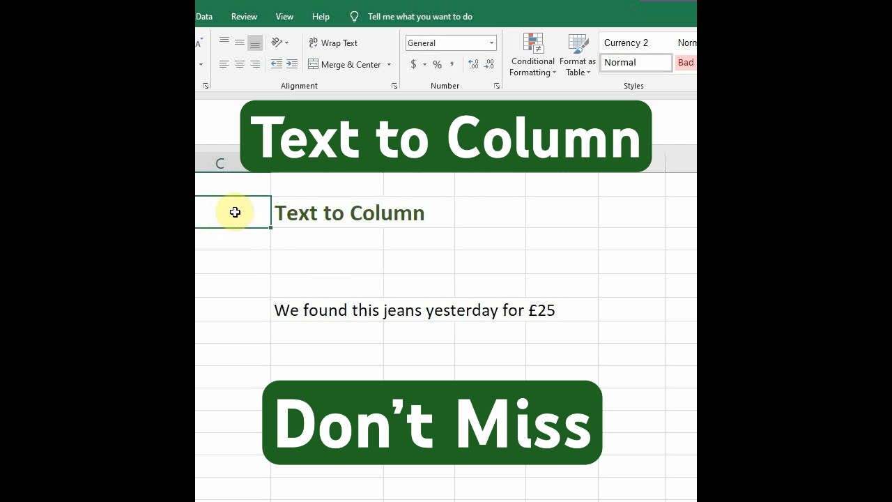 Text To Column In Excel YouTube text-to-column-in-excel-youtube