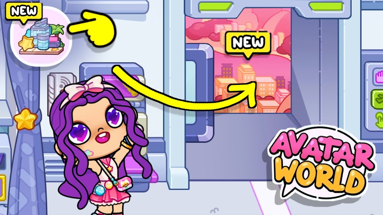 NEW UPDATE! FLYING TO A NEW ISLAND // AVATAR WORLD / HAPPY GAME WORLD ...