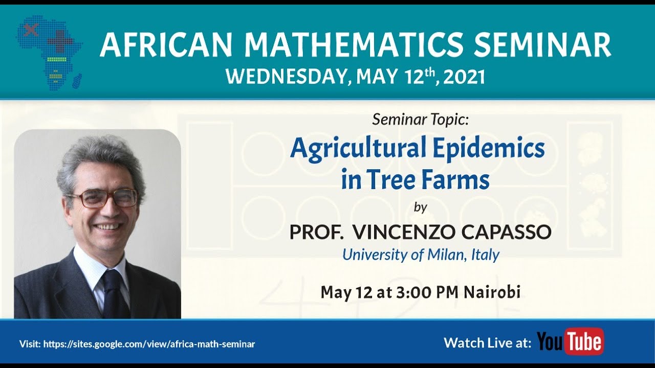 Vincenzo Capasso | Agricultural epidemics in tree farms - YouTube