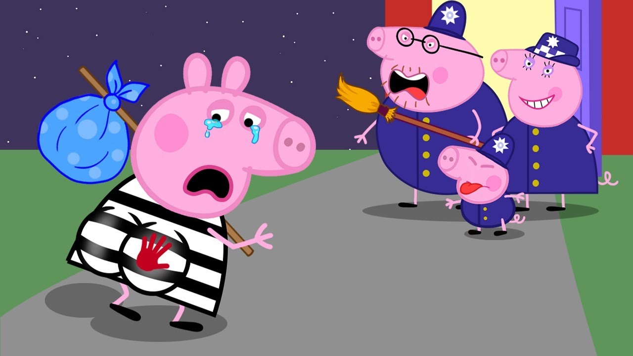 Mummy Pig Police Don't Love Me! Is Peppa A Thief?? | Peppa Pig Funny ...