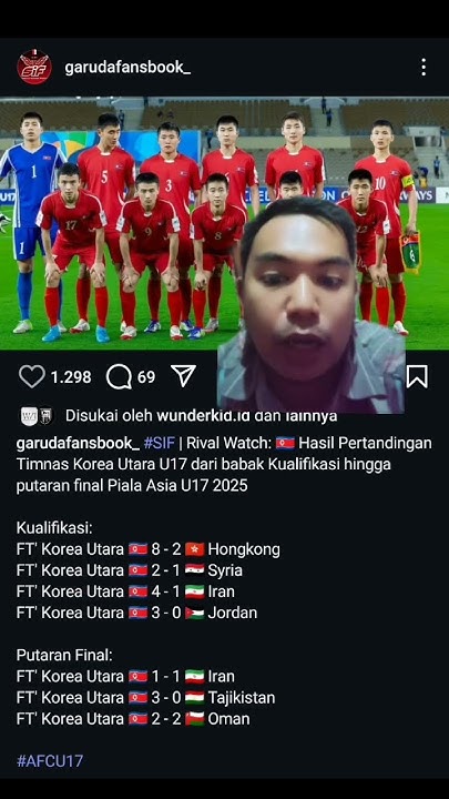 Timnas Day : Indonesia u17🇮🇩 vs Korut u17🇰🇵 Duel Sengit tim Tanpa Kekalahan🔥 #timnasday # ...