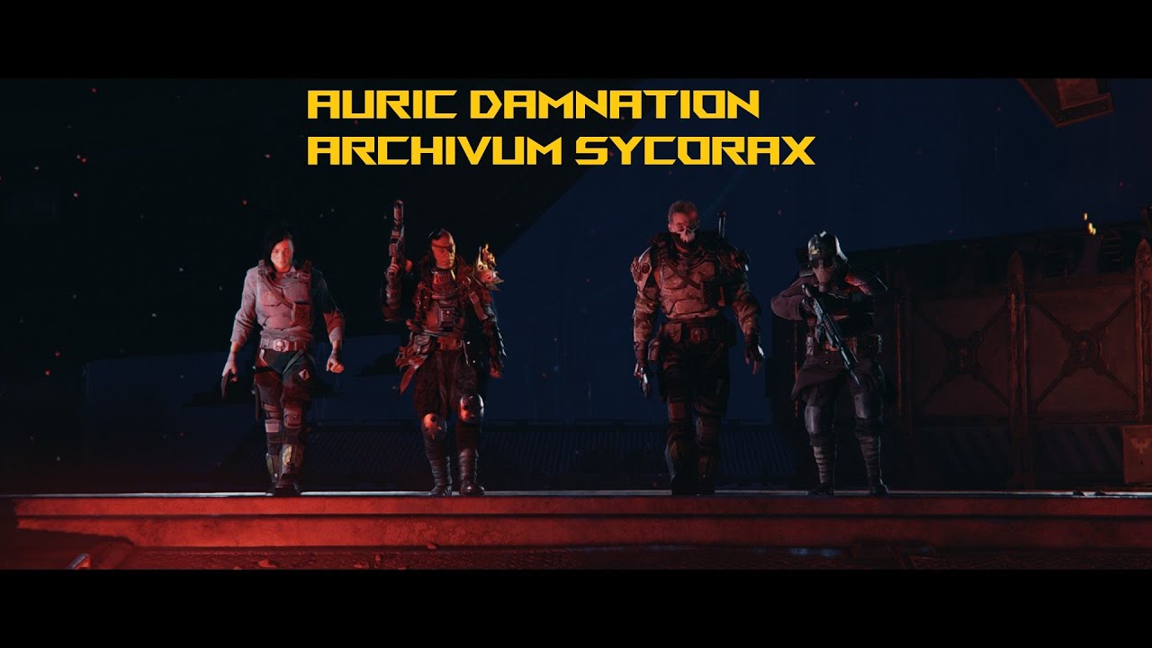Darktide 40k Archivum Sycorax Auric Damnation - YouTube