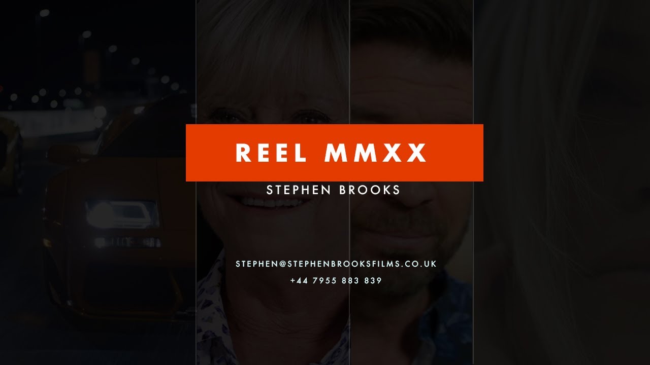 STEPHEN BROOKS SHOWREEL 2020 - YouTube