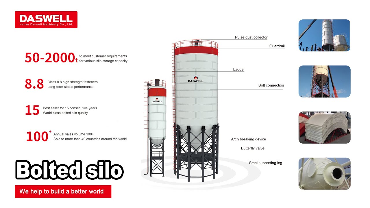 Bolted type Silo Installation Manual - YouTube