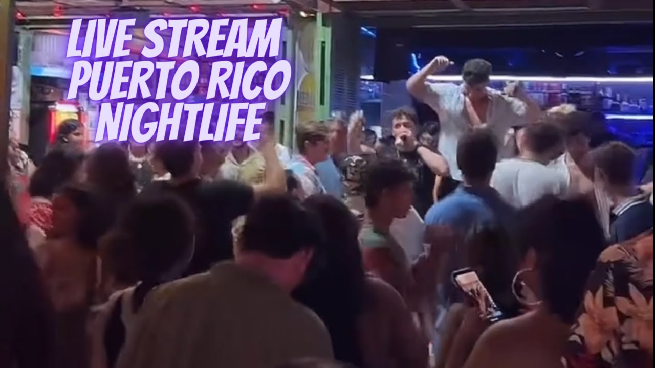 LIVE from La Placita De Santurce | Nightlife Party In Puerto Rico - YouTube
