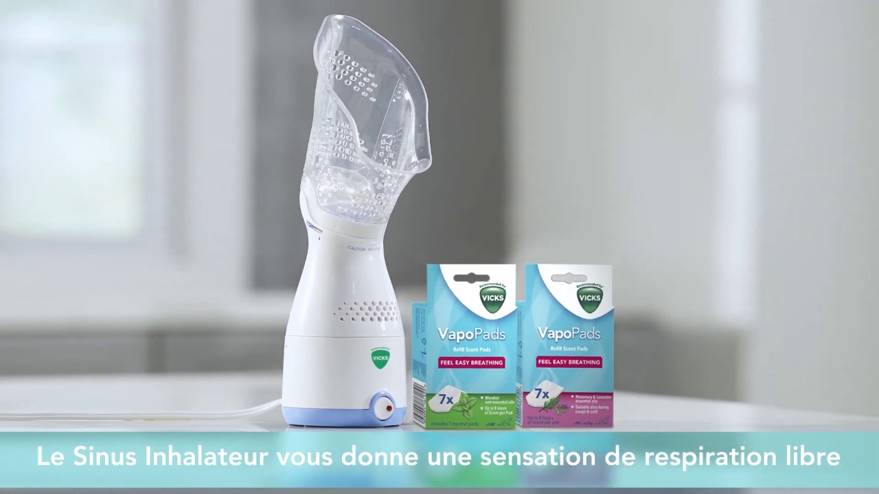 Inhalateur Electrique Vicks pour Sinus VH200E - YouTube