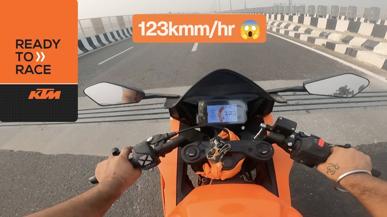 KTM RC 390 Moto GP, Top Speed Before First Service - YouTube