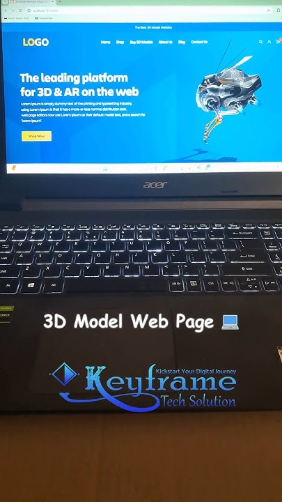 3d Model Web Page | HTML CSS - YouTube