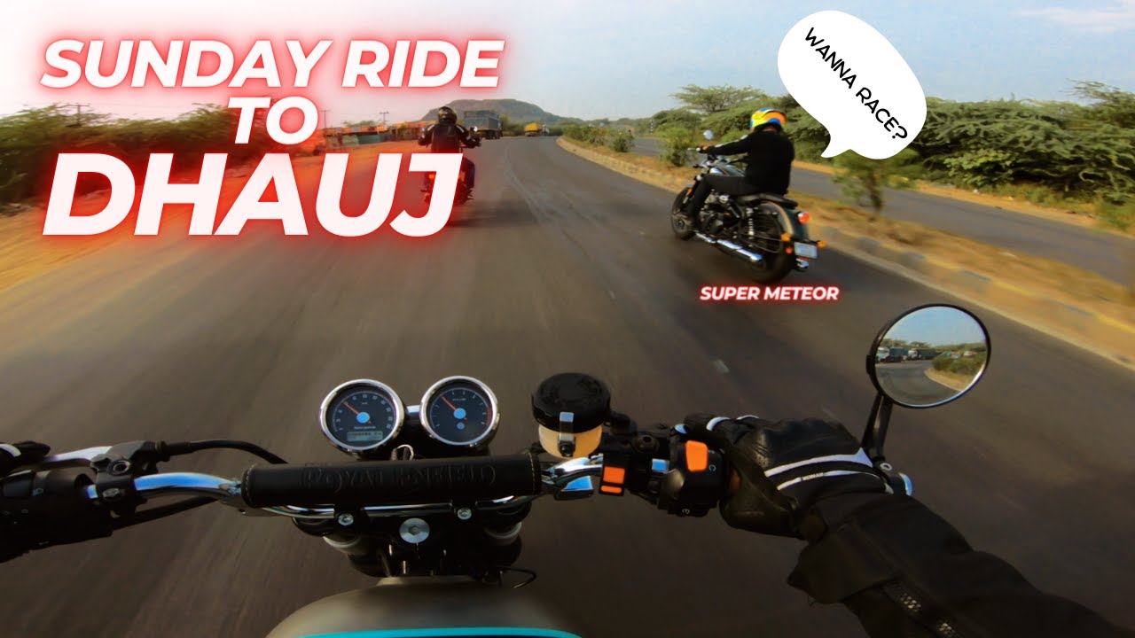 🏍️The Ultimate Dhauj Adventure | Camp Wild & Super Meteor 650 Racing ...