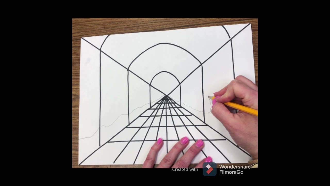Aquarium Perspective Drawing - YouTube