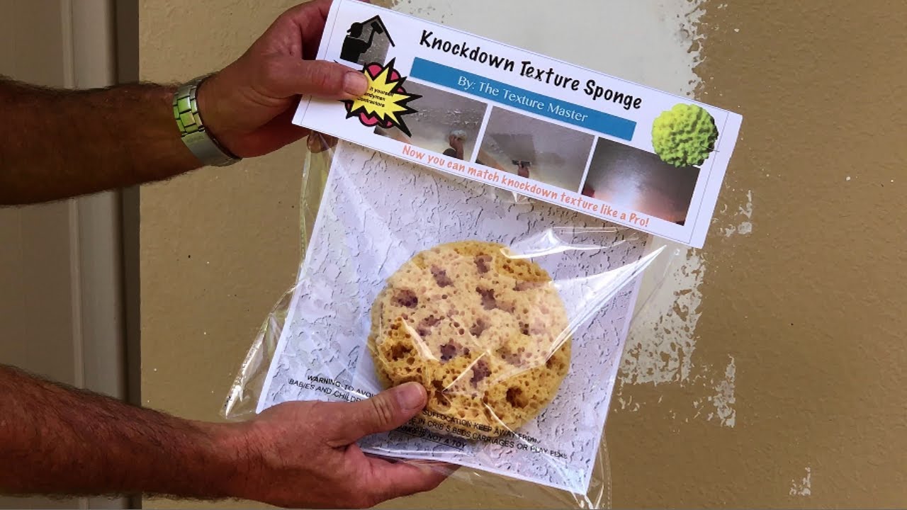 The BEST DIY Way to Match Knockdown Texture on Small Drywall Repairs ...