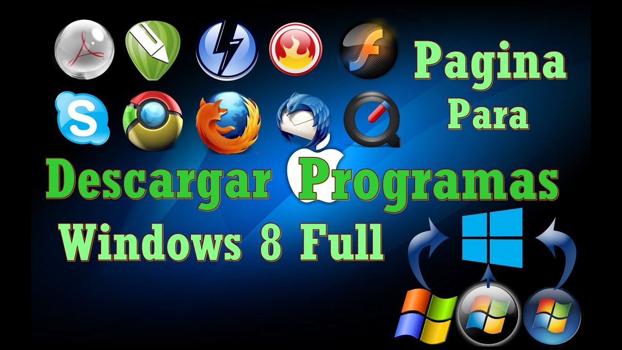 Paginas para Descargar Programas Full 2014 - YouTube