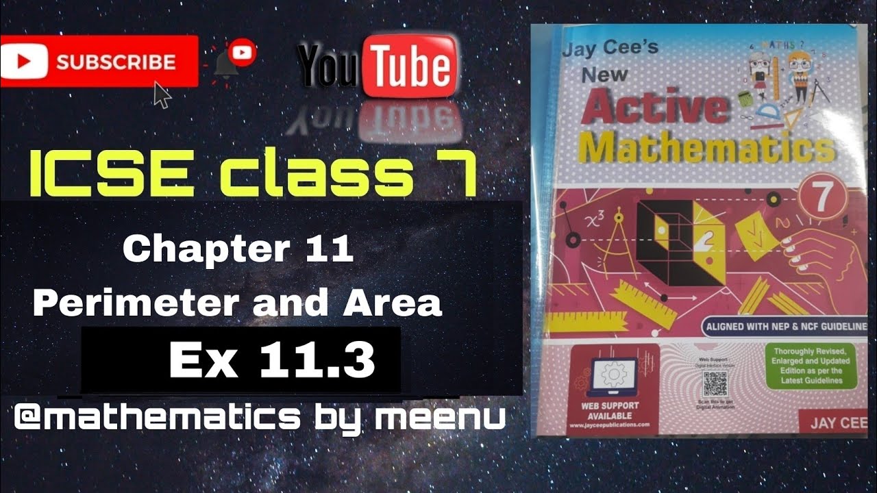 Active Mathematics class 7, Chapter 11, Perimeter and Area, Ex 11.3 ...