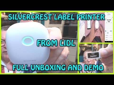 SILVERCREST LABEL MAKER FROM LIDL...POCKET SIZED AND CONTROLLED WITH ...