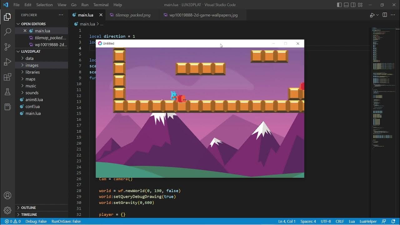 Game dev after learning lua and love2d | PART 2 - YouTube