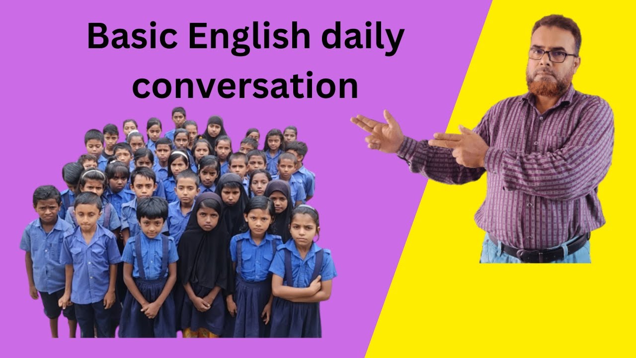 Basic English daily conversation. Talking English language practice ...