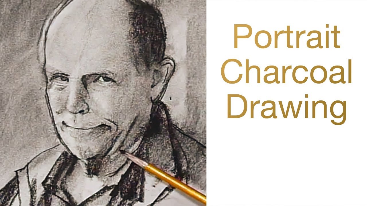 Portrait #64 - Drawing Process from General to Specifics - YouTube
