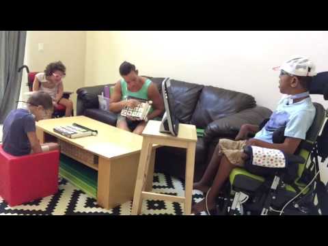 Using PODD during school with three different access methods - YouTube