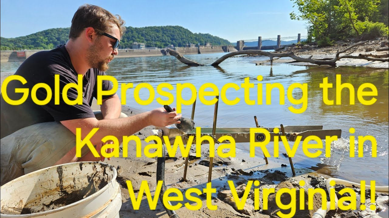 Gold Prospecting the Kanawha River in West Virginia!!!! Father's Day ...