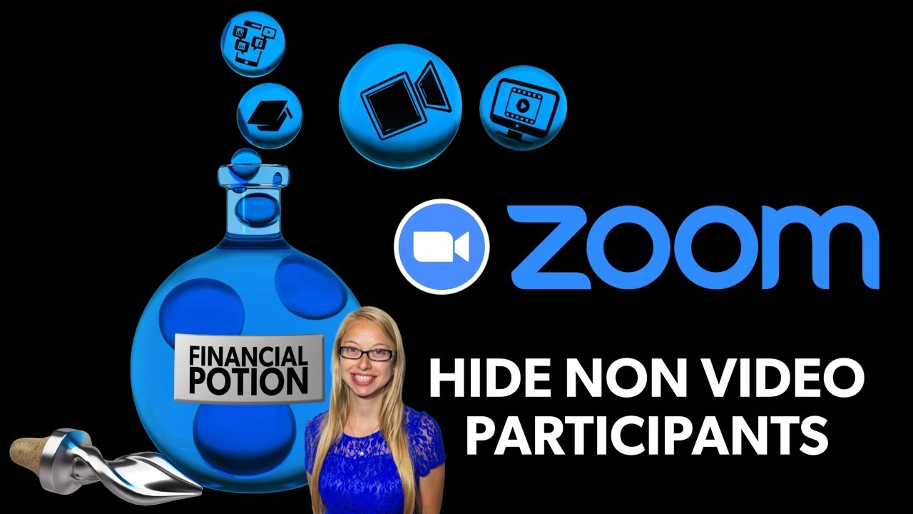 How To Hide Non Video Participants on ZOOM for your Gallery View ...